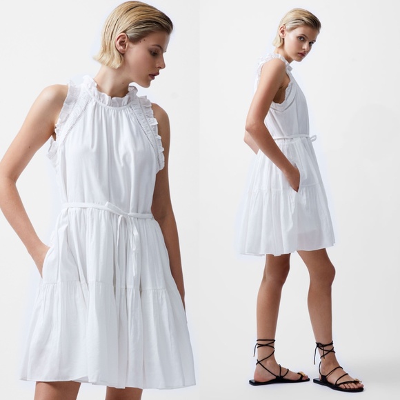 French Connection | Dresses | New French Connection Summer White Emily ...